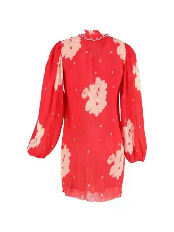 GANNI Floral-print Mini Dress