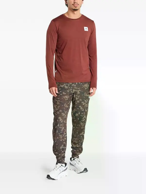 SAYSKY Graphic Print Long Sleeve Crewneck T-shirt