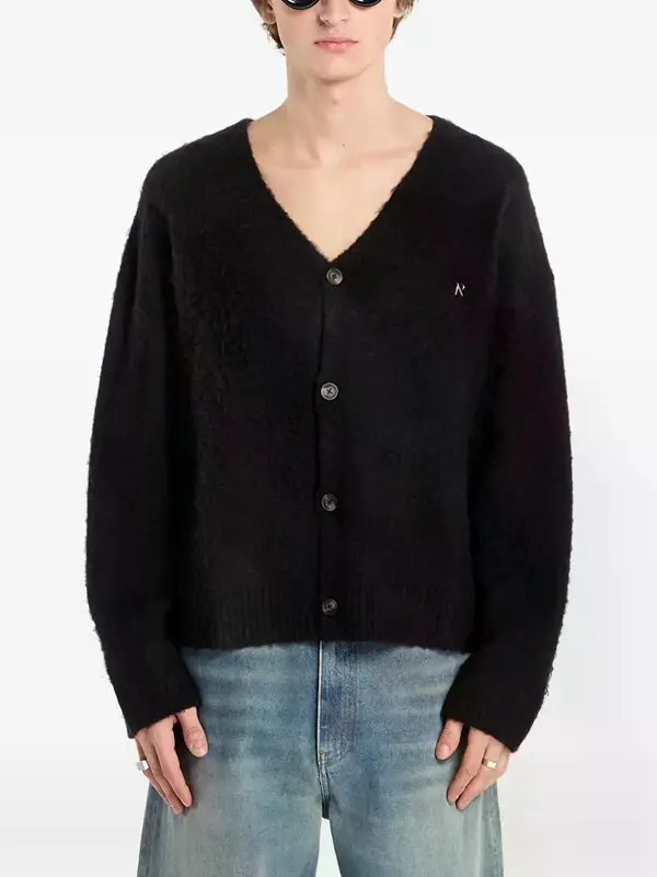 REPRESENT Textured Knit V-neck Cardigan