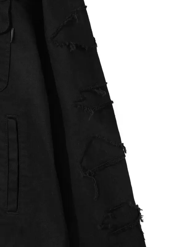 Undercover Distressed Cotton Denim Jacket