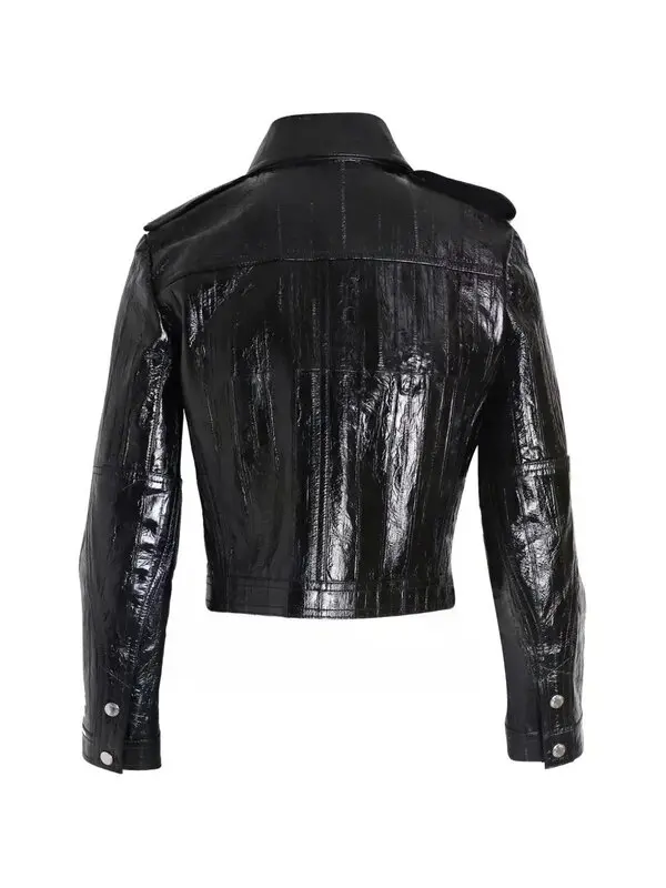 LOUIS VUITTON Cropped Leather Jacket
