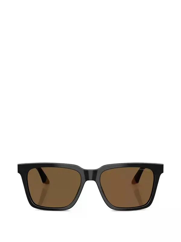 Emporio Armani Rectangle Sunglasses - Black