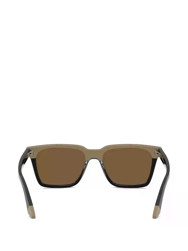Emporio Armani Rectangle Sunglasses - Black