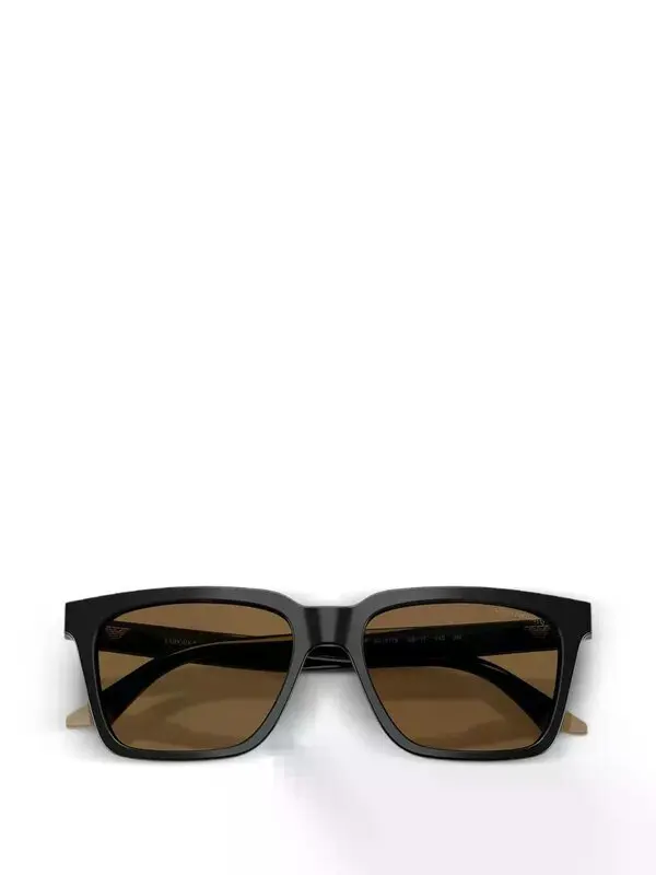Emporio Armani Rectangle Sunglasses - Black