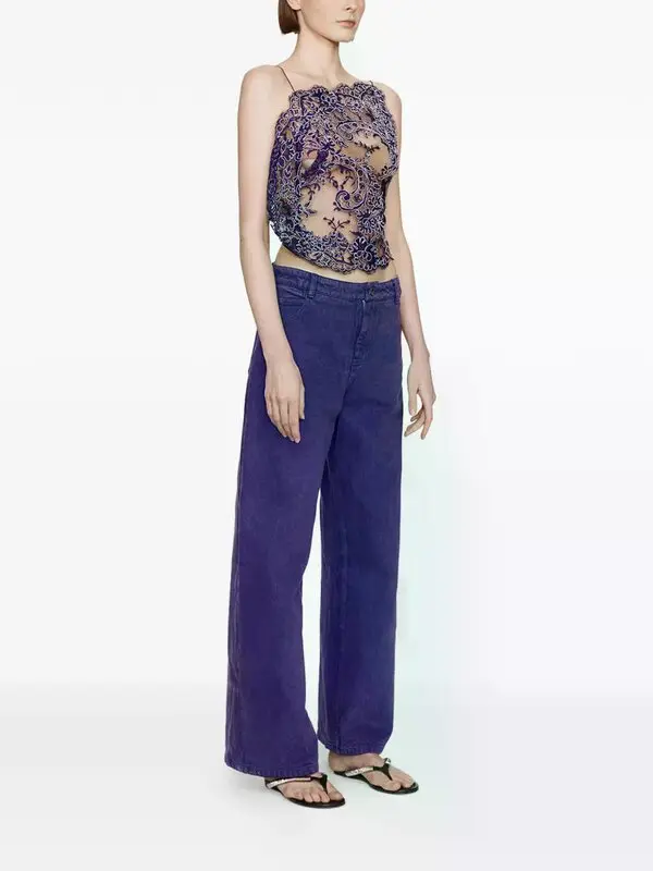 Christopher Esber Iris Floating Lace Top