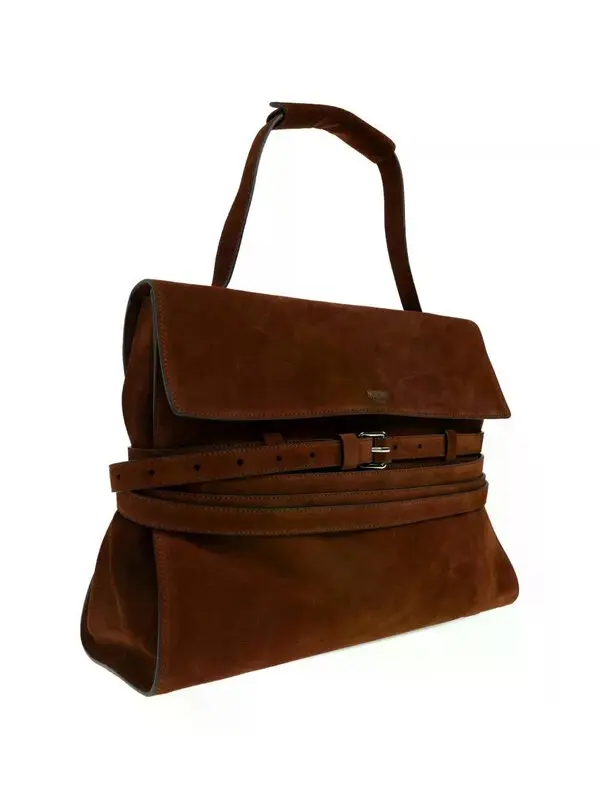 Moschino Top Handle Tote Bag - Brown
