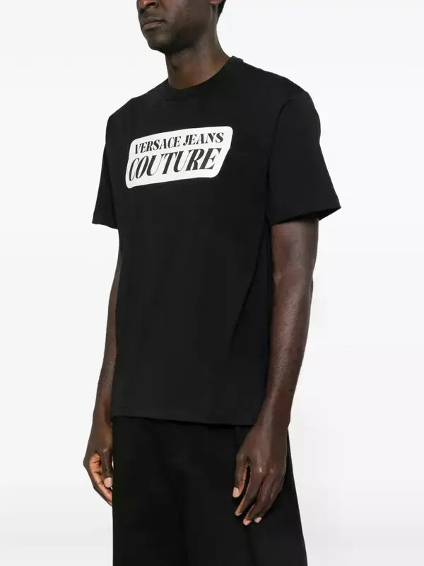 Versace Logo T-shirt - Black
