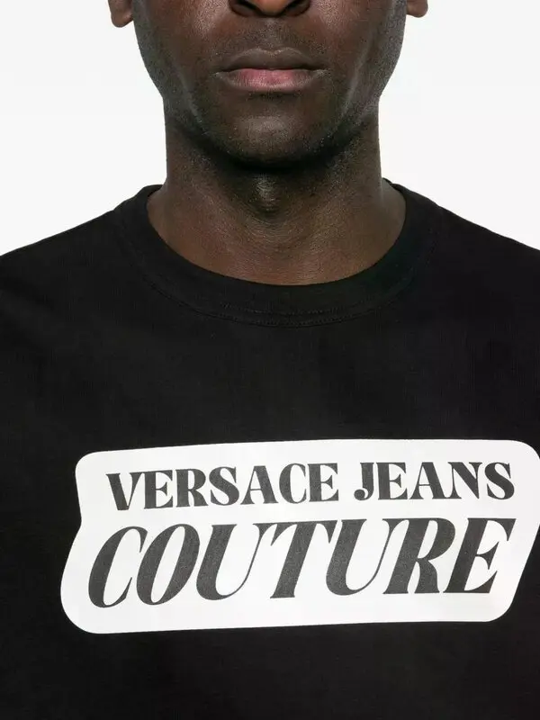 Versace Logo T-shirt - Black