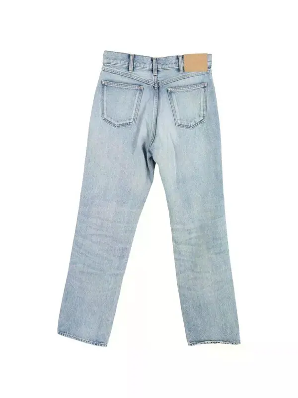 Celine Cotton Denim Straight-leg Jeans