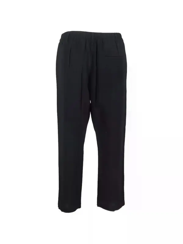 ANN DEMEULEMEESTER VINTAGE Drawstring Wool Trousers