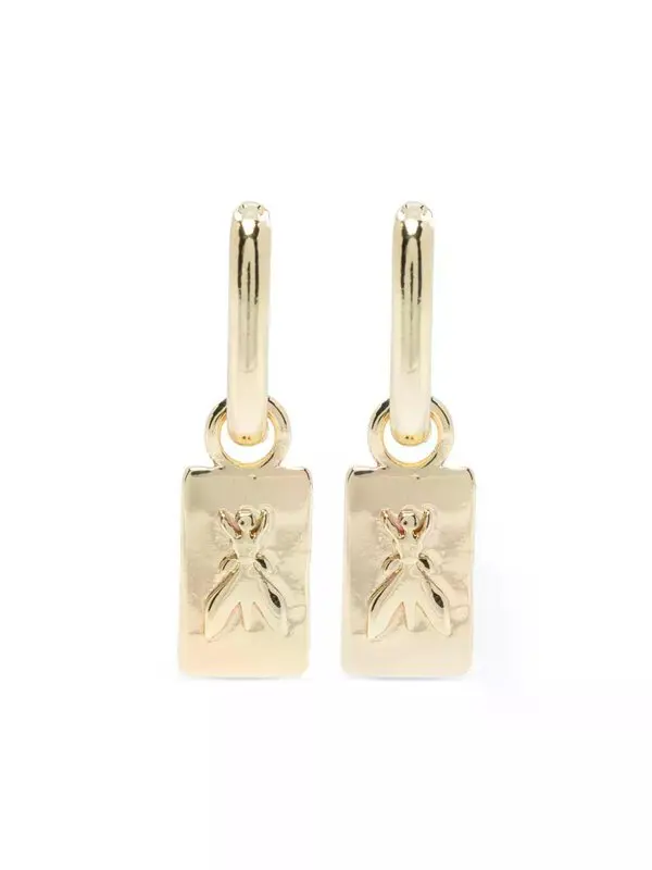 Patrizia Pepe Micro Fly Pendant Earrings - Gold