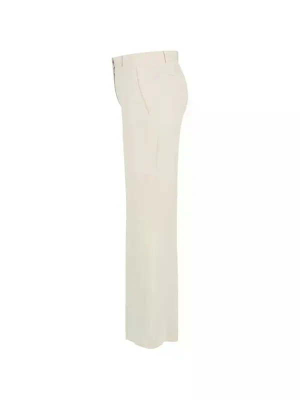 THE ROW Flared Cotton Trousers