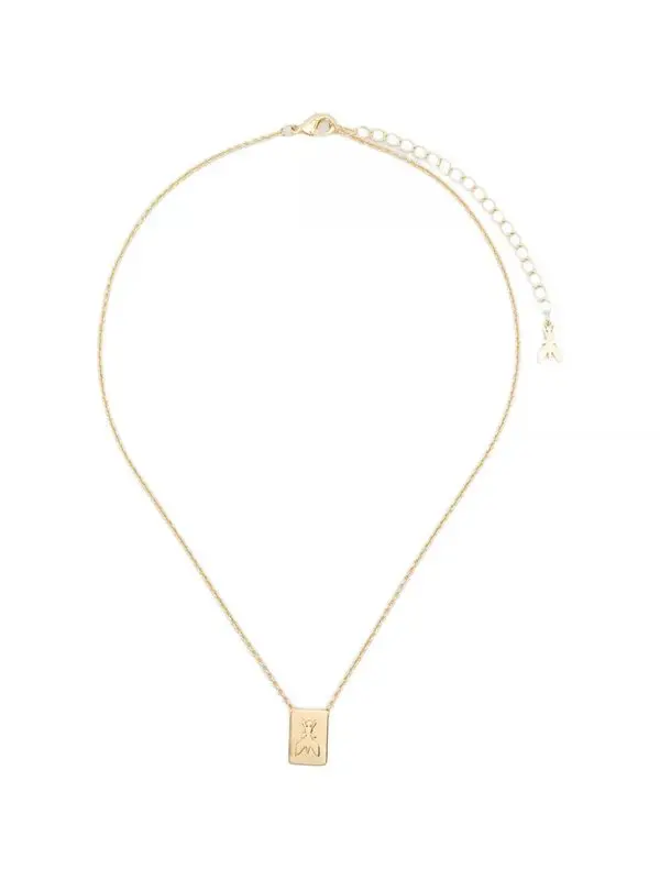 Patrizia Pepe Fly-pendant Necklace - Gold