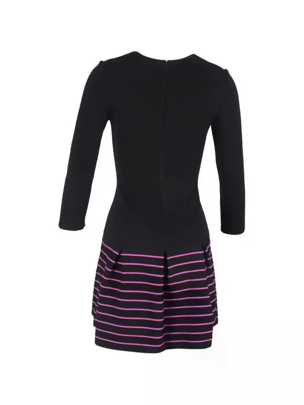 Fendi Flared Striped Mini Dress