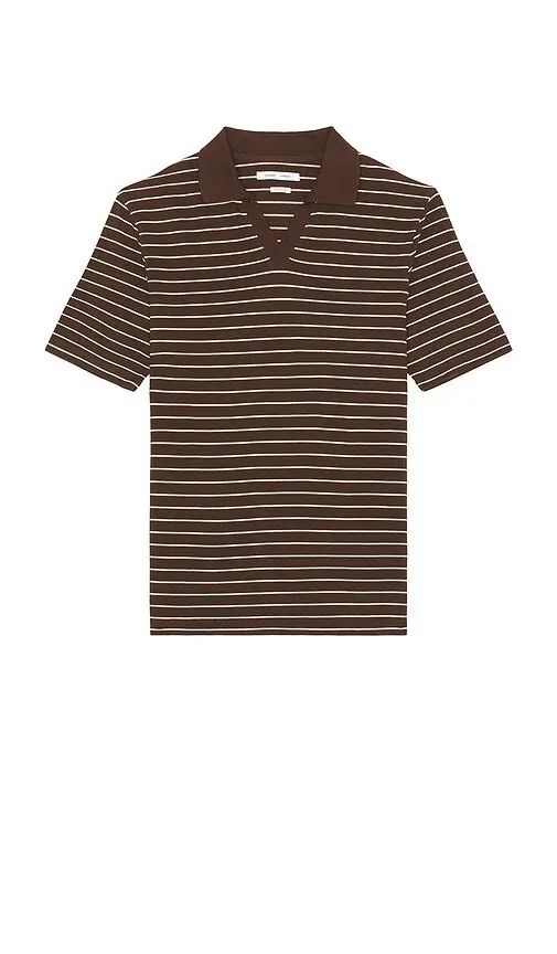 SAMSOE SAMSOE Samac V-neck Polo In . Also - Brown