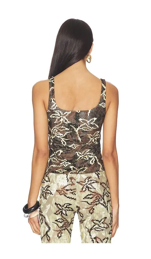 SIEDRES Cali Top - Brown
