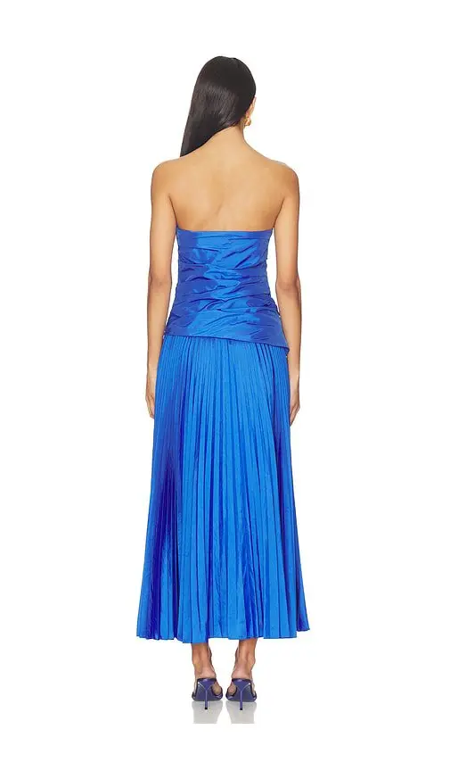 Simkhai Arie Strapless Bustier Midi Dress