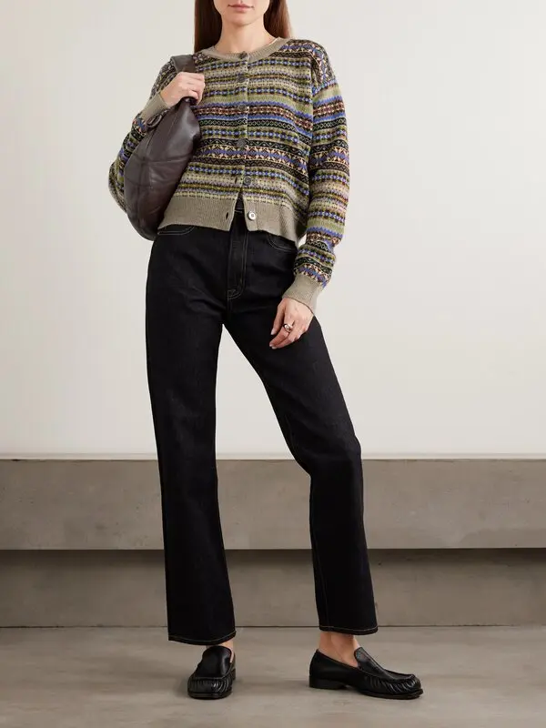 Daughter Ada Fair Isle Wool Cardigan