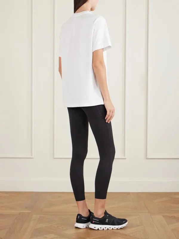 Lululemon All Yours Organic Cotton-blend Jersey T-shirt - White