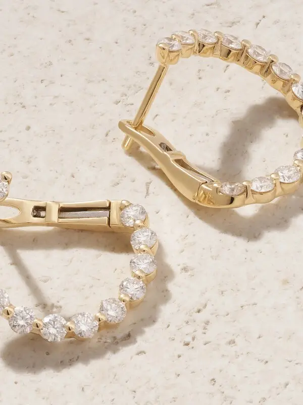 PERSEE Circle Diamond Earrings