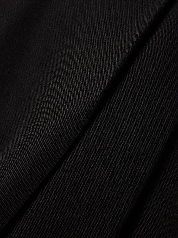 Jacquemus D'homme Pleated Wool Wide-leg Pants - Black
