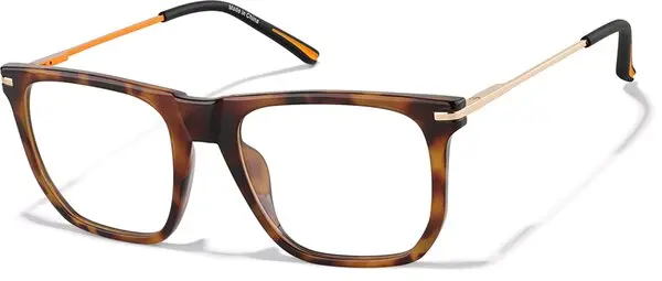 Zenni Sporty Square Frame - Tortoiseshell