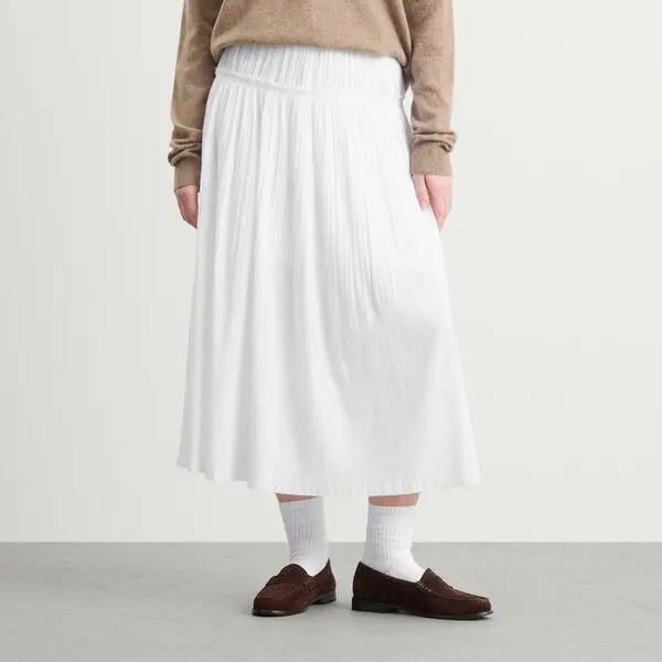 KIJUN Pure Pleats Maxi Skirt