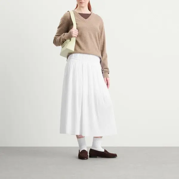 KIJUN Pure Pleats Maxi Skirt