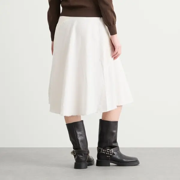 KIJUN Seashore Flared Skirt
