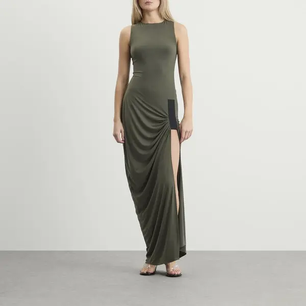 Coperni Taped Suspended Maxi Dress
