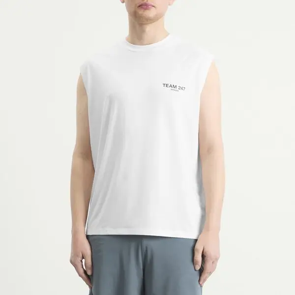 REPRESENT 247 Represent Team 247 Oversized Tank - Flat White
