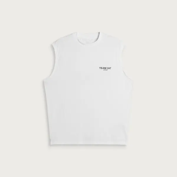 REPRESENT 247 Represent Team 247 Oversized Tank - Flat White