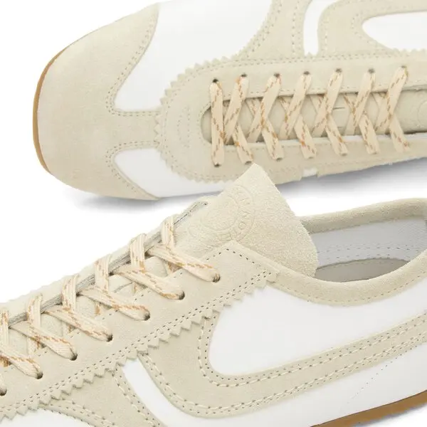Dries Van Noten Leather And Suede Sneakers - White