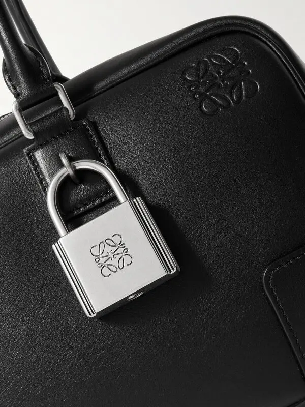 Loewe Amazona 31 Embellished Leather Shoulder Bag - Black