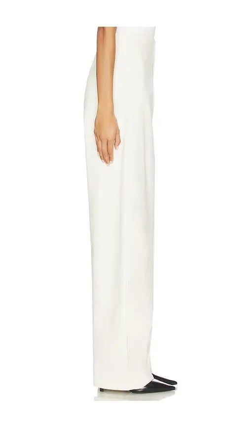 EAVES Sculptural Compact Suiting Pant - Ivory
