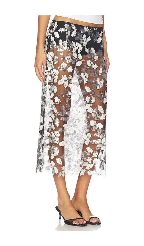SIEDRES Wells Metallic Skirt