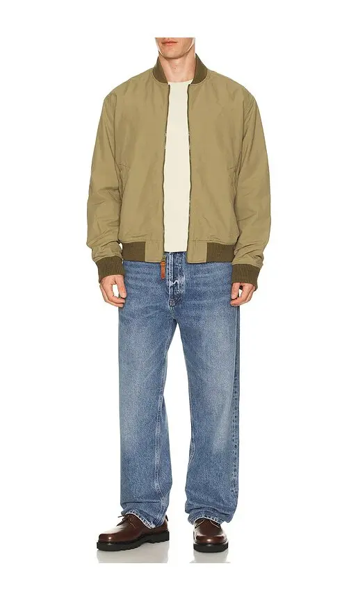Faherty Brand Military Bomber Jacket