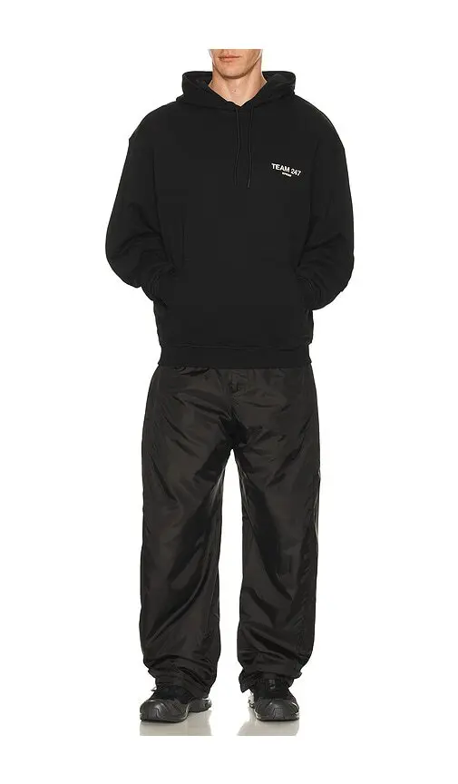 247 BY REPRESENT Team Oversized Hoodie - Jet Black