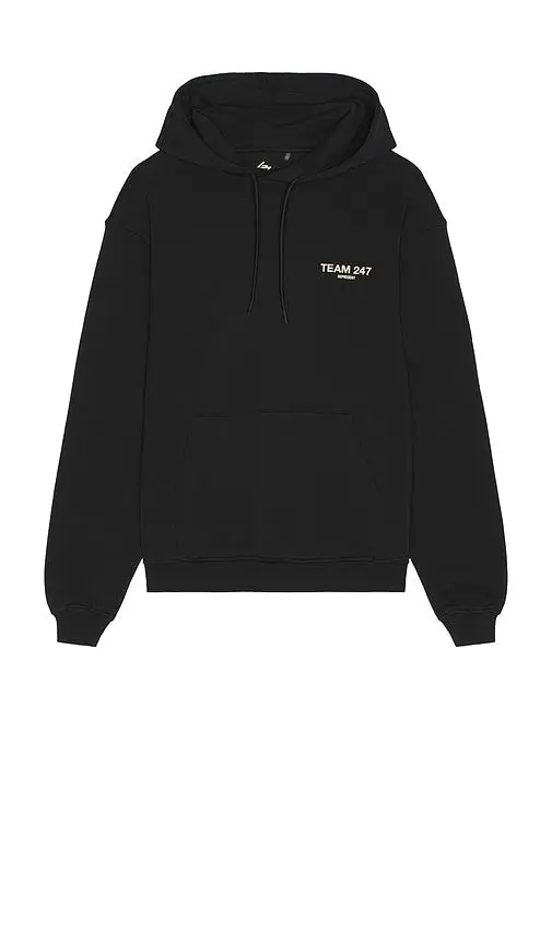 247 BY REPRESENT Team Oversized Hoodie - Jet Black