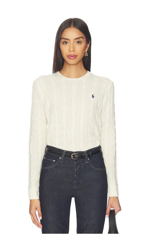 Polo Ralph Lauren Julianna Long Sleeve Pullover - Authentic Cream