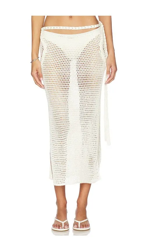 My Beachy Side Dune Hand-crocheted Maxi Skirt