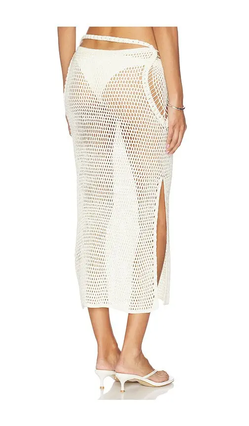 My Beachy Side Dune Hand-crocheted Maxi Skirt