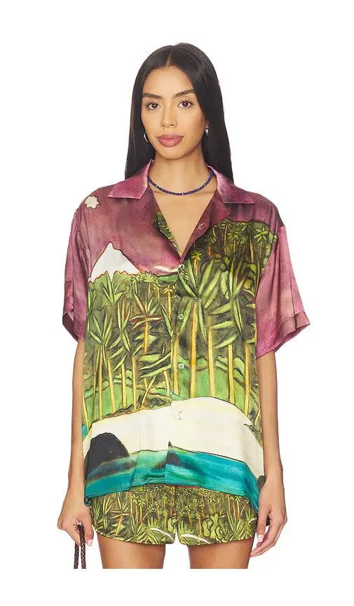 DONDE ESTEBAN La Sierra Silk Shirt - Multi