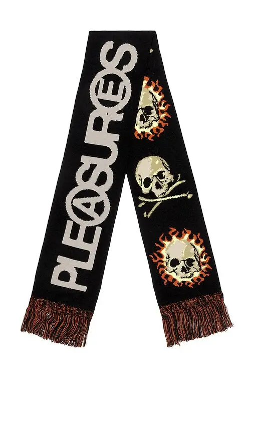 PLEASURES Zine Scarf - Black