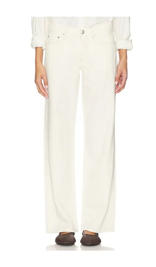 Rag & Bone Featherweight Saige Low Rise Straight