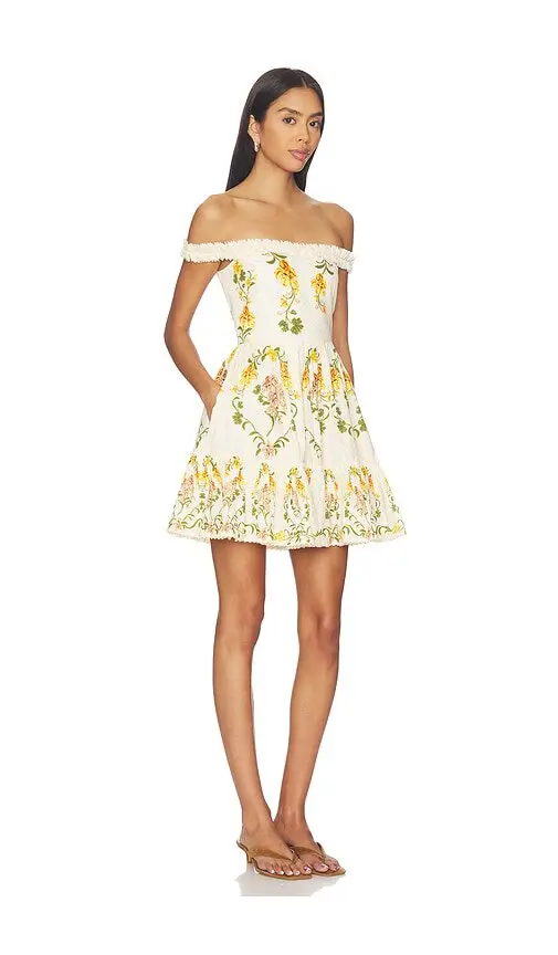 Agua Bendita Boreal Mini Dress - Ivory