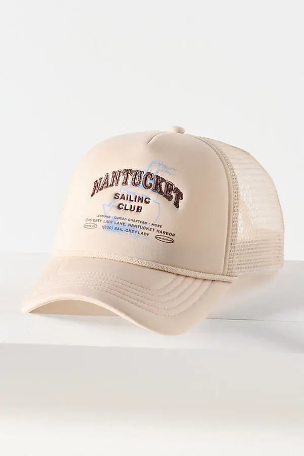 CONEY ISLAND PICNIC Nantucket Trucker Hat - Nantucket Sand