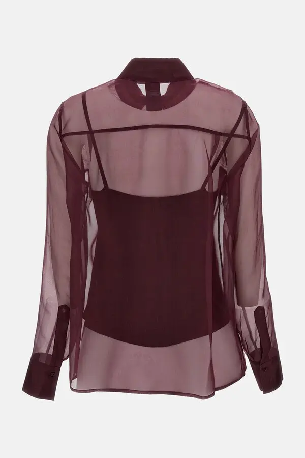 Federica Tosi Silk Organza Button-up Shirt