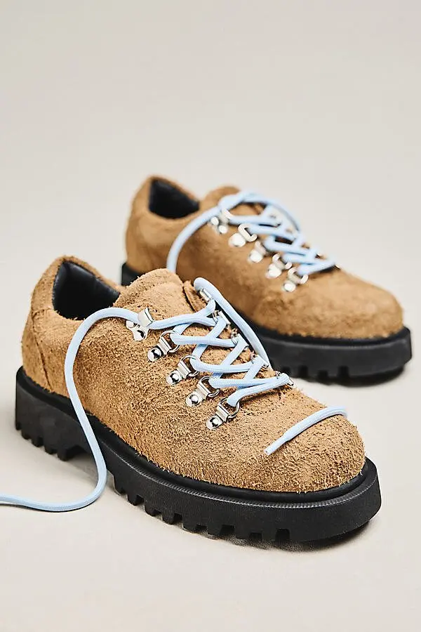 Maeve Lace-up Low Hiker Shoes - Tan