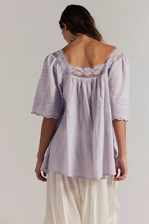 Free People Adore You Tunic - Misty Lilac